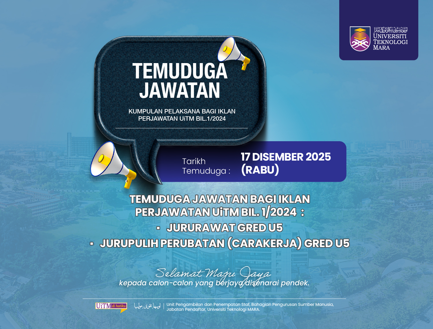 Pejabat Pendaftar, UiTM - Pejabat Pendaftar UiTM